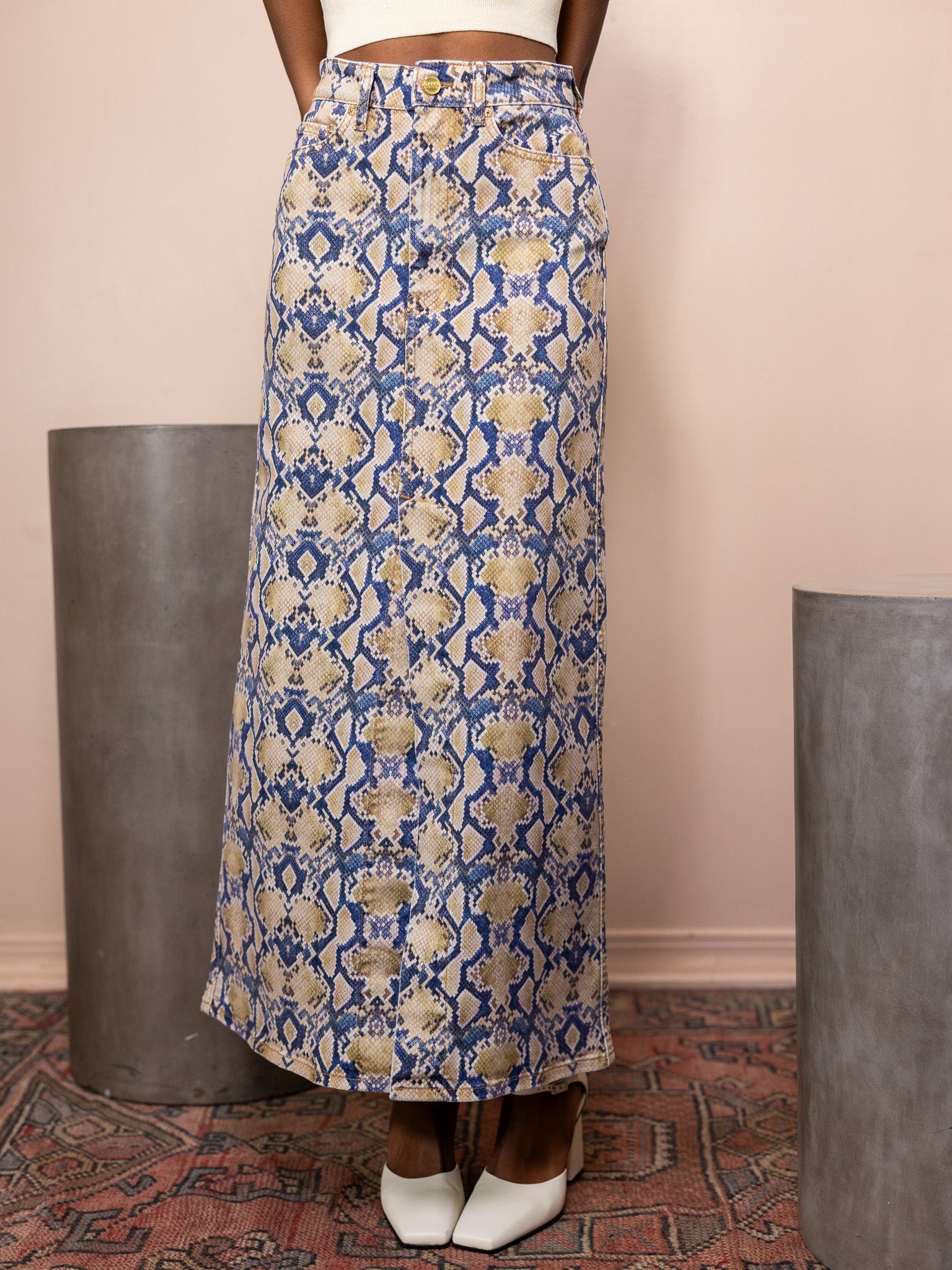 Never Pay Full Price for Denim Maxi Skirt